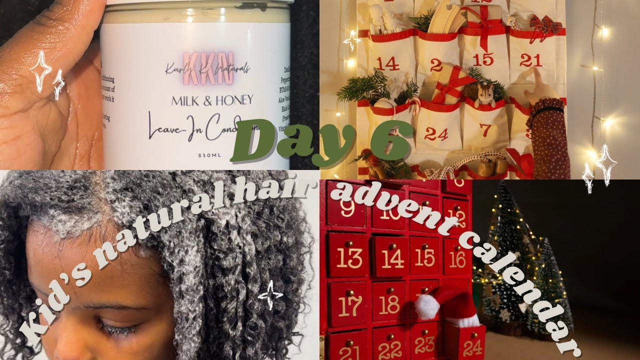 Day 6 of our natural hair advent calendar #naturalhair #christmas - YouTube