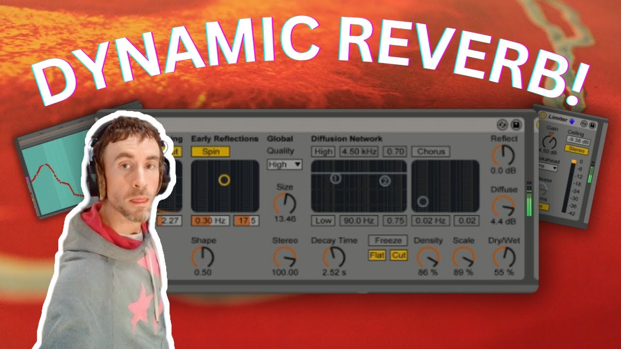 Ambient dub techno chords using dynamic reverb modulation - YouTube