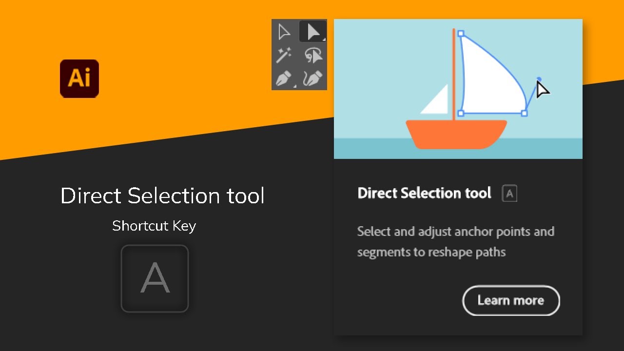 How to Use Direct Selection Tool Adobe Illustrator - YouTube