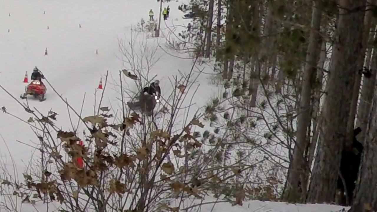 Runaway Snowmobile (Slow Motion) | JUST SNOWMOBILES - YouTube