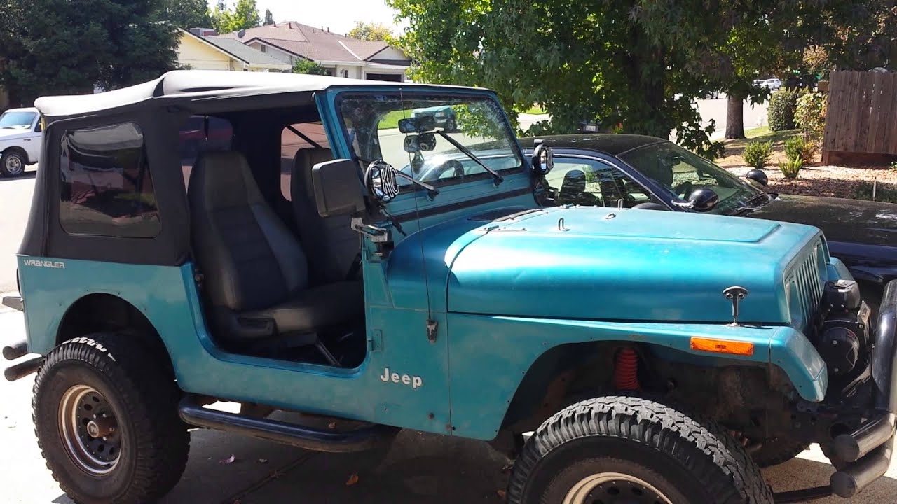 Part 1 Jeep Wrangler YJ Bestop SoftTop w/ Upper Doors Unbox Install ...