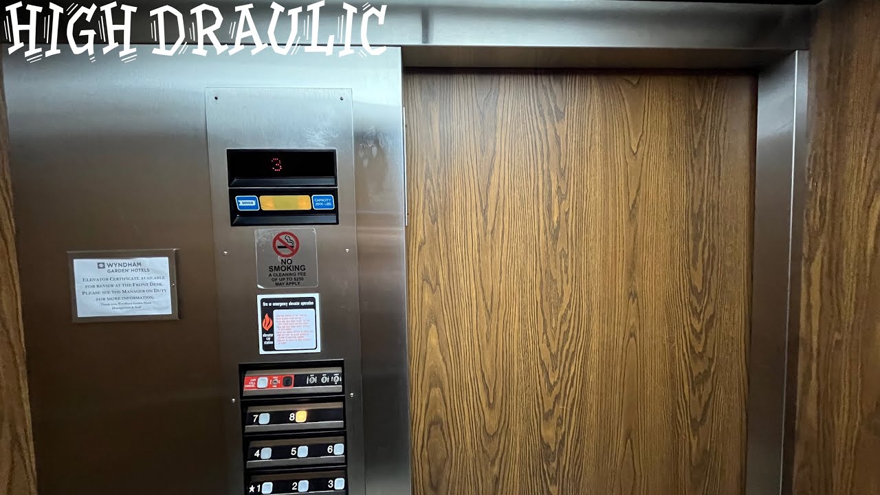 FOUR EPIC Dover HIGH Hydraulic Elevators at the Wyndham Williamsburg VA ...
