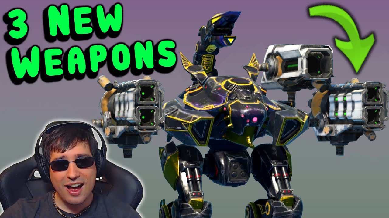3 New Radiation Weapons! War Robots Test Server Gameplay WR - YouTube