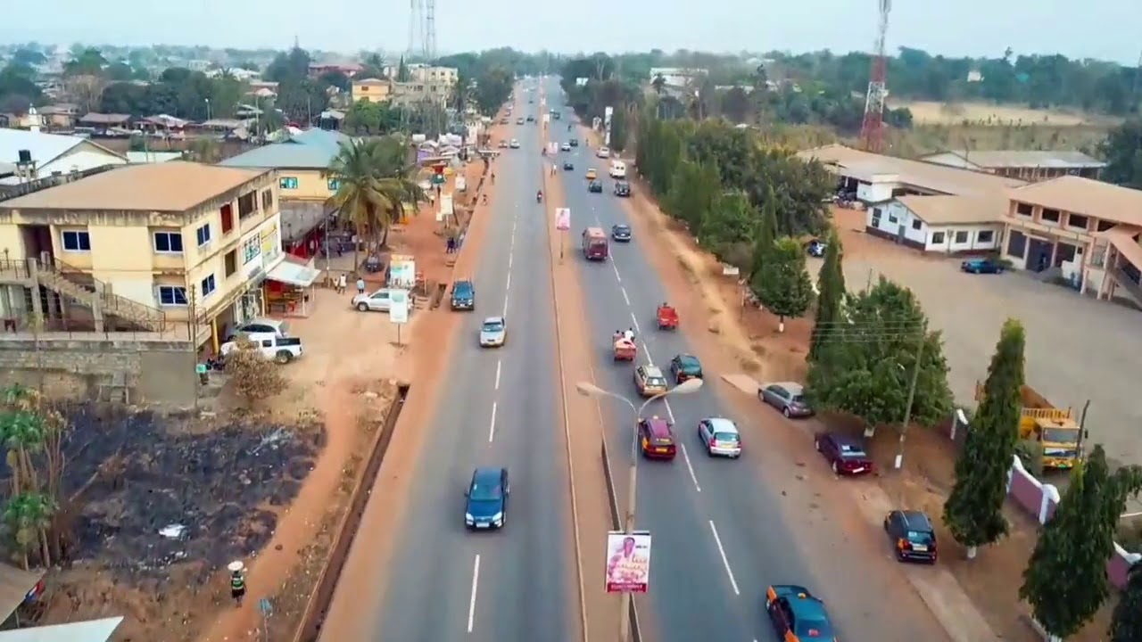 Beautiful Sunyani - The Cleanest city in Ghana.. Sunyani from above ...