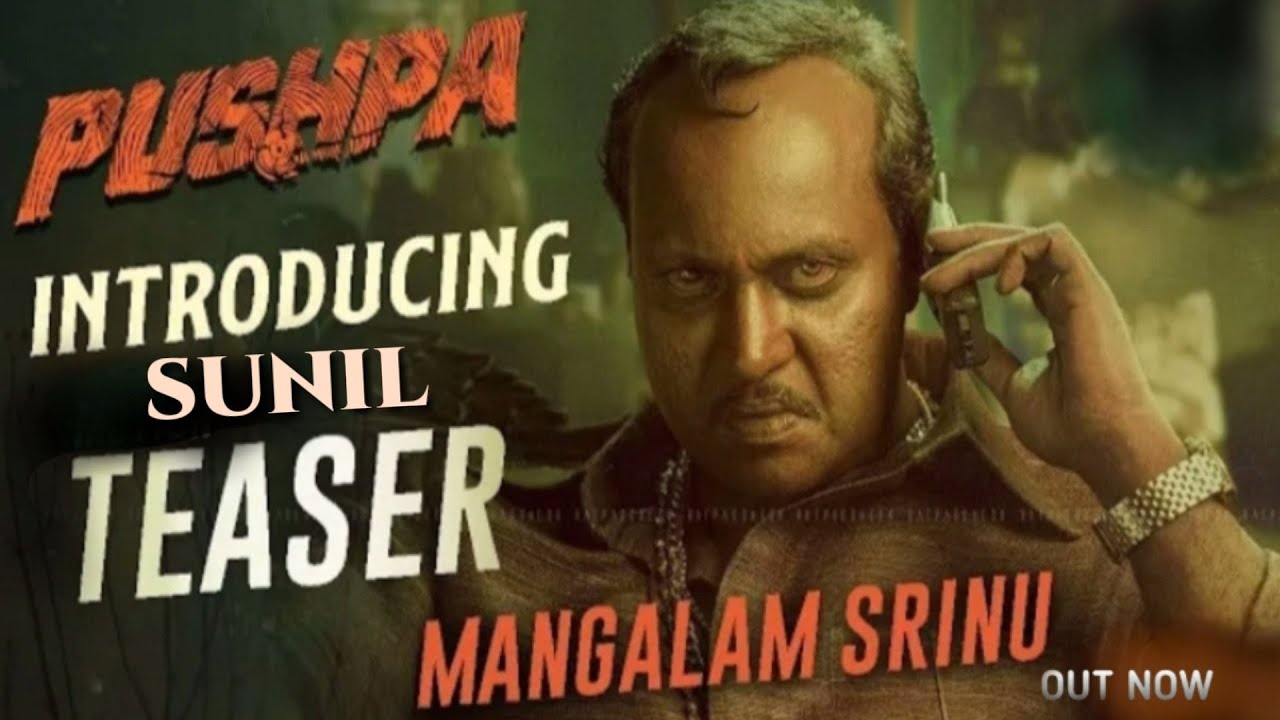 Pushpa Introductiong Mangala Srinu Sunil Teaser | Pushpa Sunil First ...