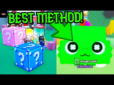 🍀 The BEST METHOD To Hatch HUGE LUCKI PET QUICKLY In PET SIM X! (GOOD ...