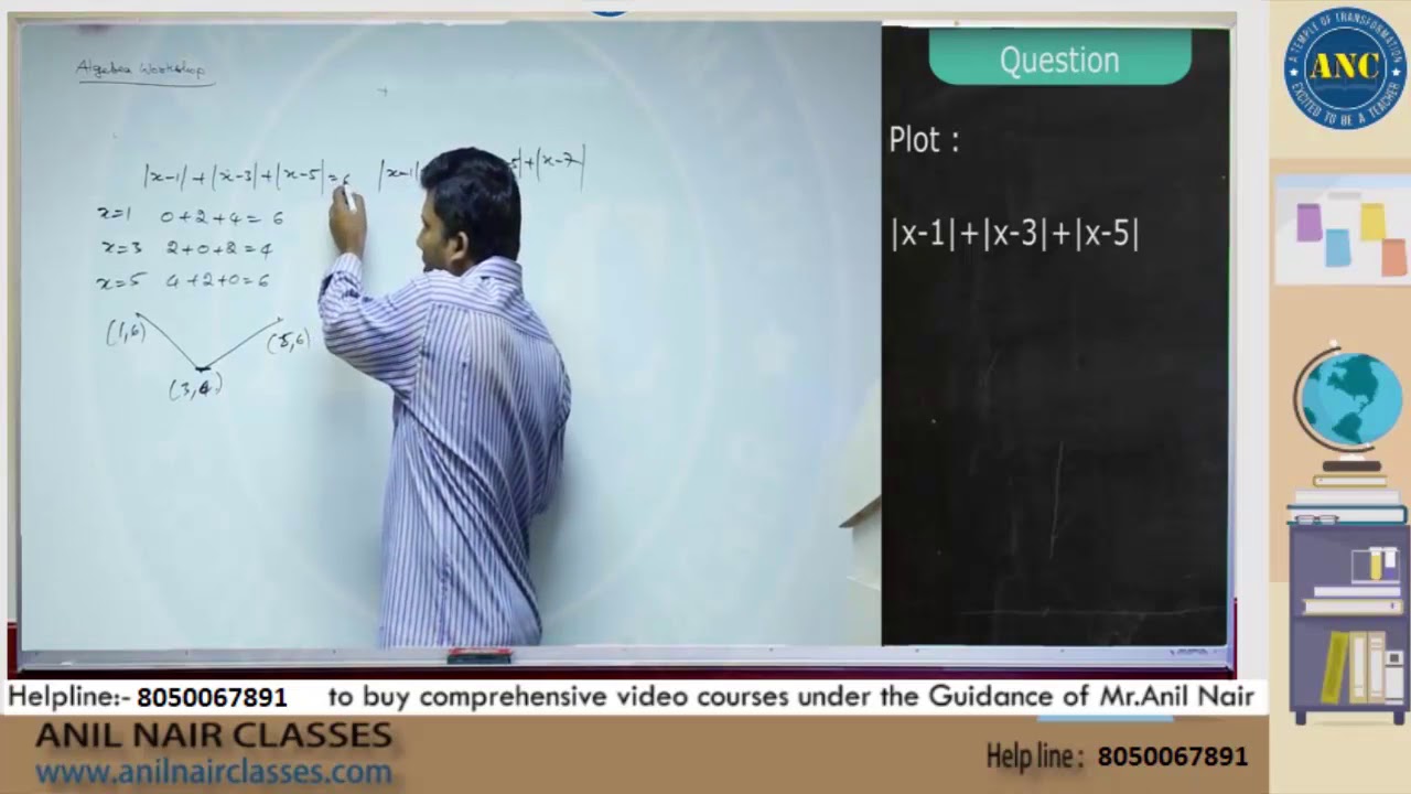Anil Nair's CAT Shortcut technique Modulus Function - YouTube