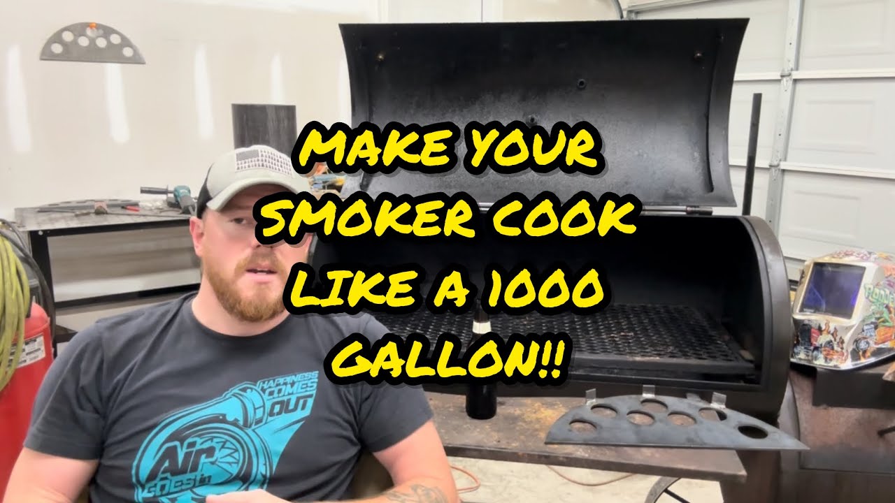 How to Make your bbq pit cook like a 1000 gallon pit - YouTube