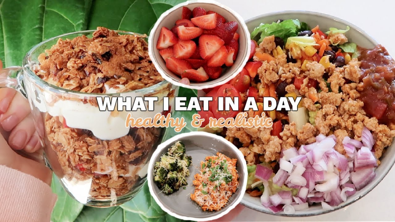 What I Eat in a Day VLOG | realistic & healthy - YouTube