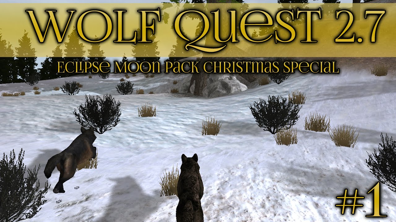 Eclipse, Angel, and the Christmas Wolf Den 🐺 Wolf Quest 2.7 Christmas ...