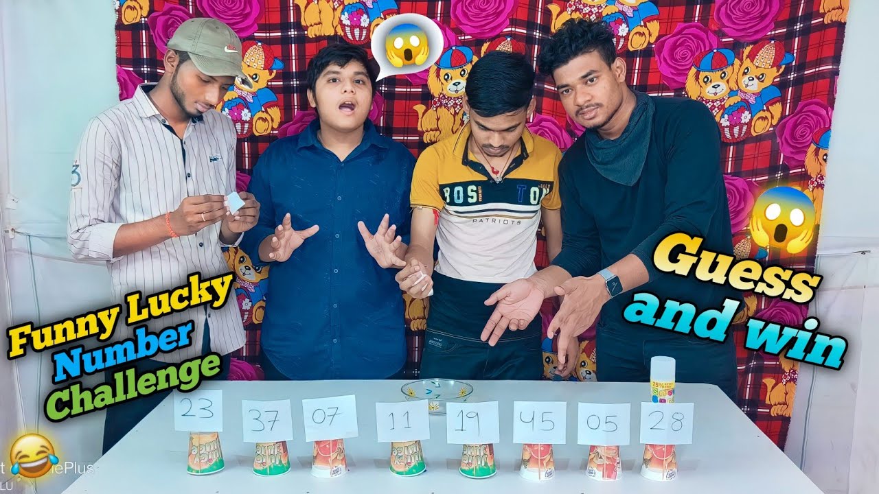 Funny lucky number challenge 😃ll Guess and win ️// Group challenge 🤟 ...