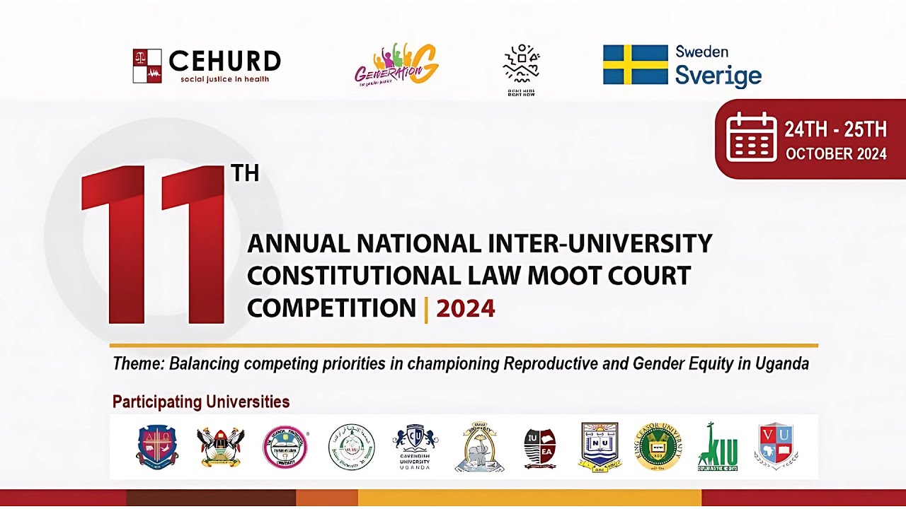 THE 11TH ANNUAL NATIONAL INTER-UNIVERSITY CONSTITUTIONAL LAW MOOT COURT ...