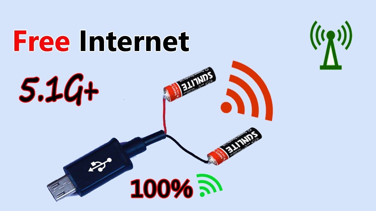 How to Make 100% FREE Internet without SIM Amazing idea - YouTube