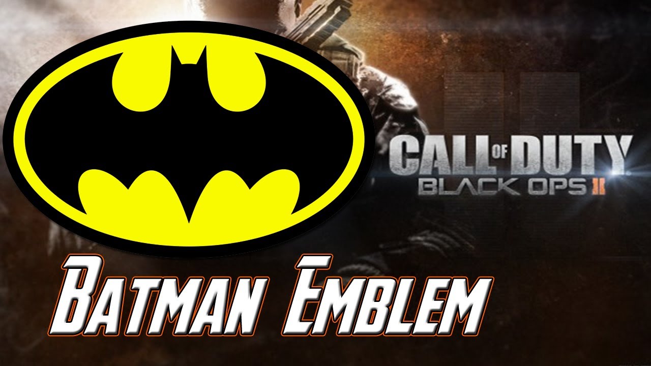 Call Of Duty Black Ops 2 Batman Emblems