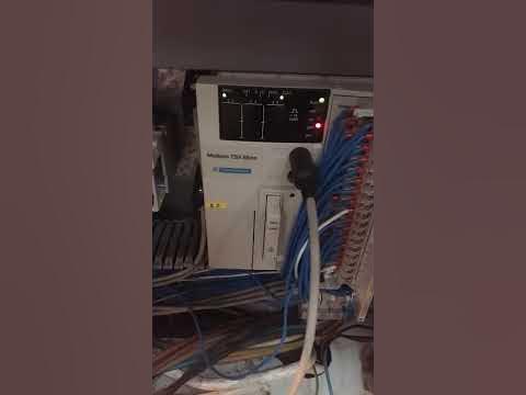 First stage of faulty Modicon TSX Micro - YouTube