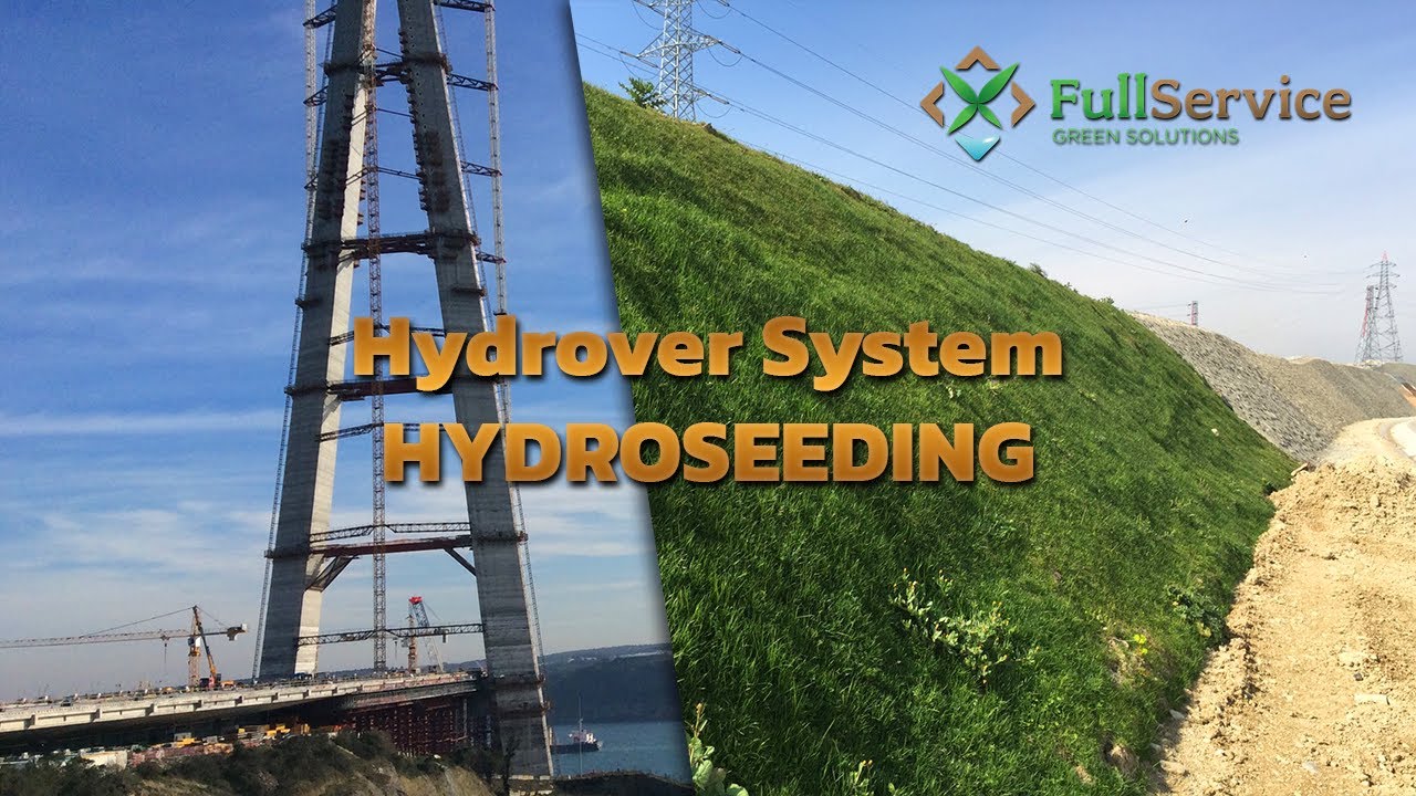 Hydrover System on Cut Slope - Revegetation without Soil in Istanbul ...