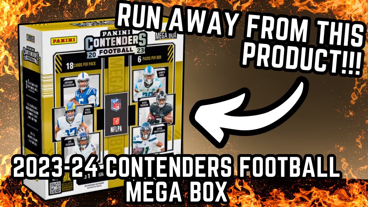 COULD THIS BE ANY WORSE?!? 2023-24 PANINI CONTENDERS FOOTBALL MEGA BOX ...