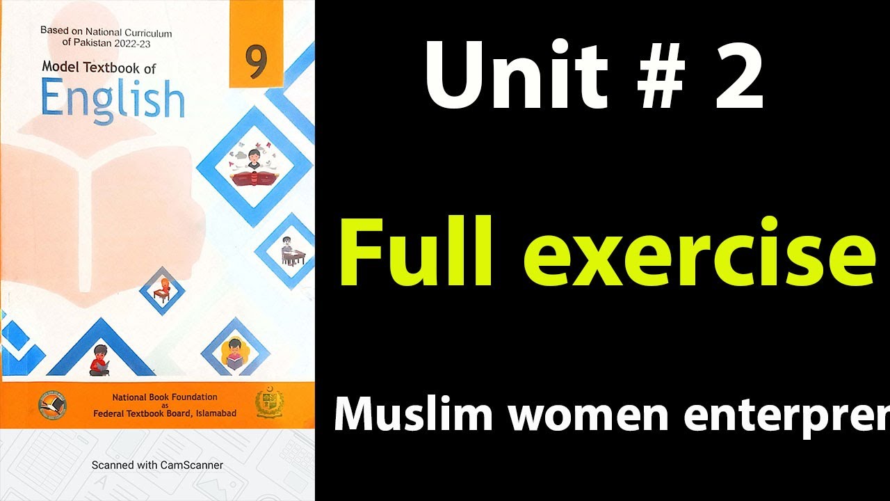 9th class English | Unit 2 | national book foundation | exercise - YouTube