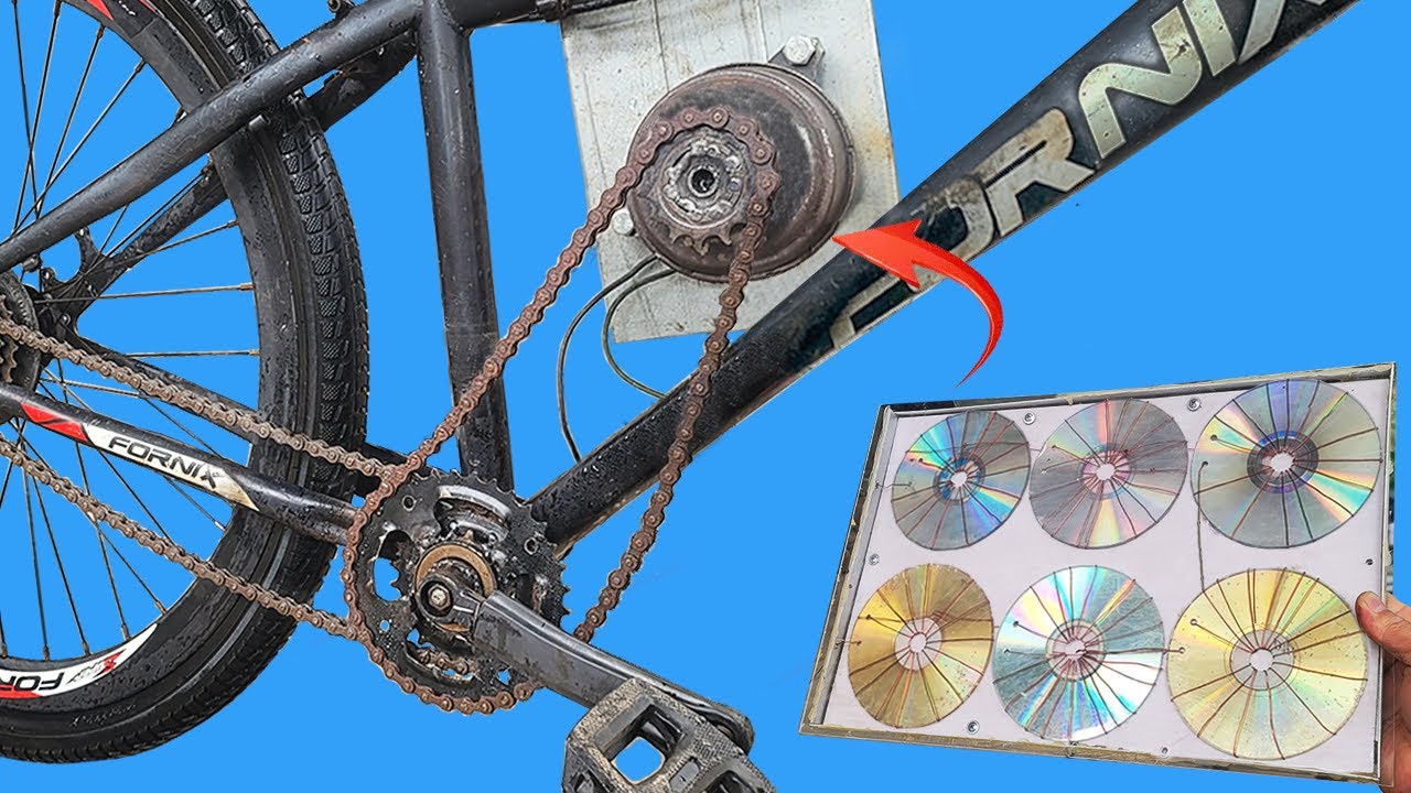 Neither NASA nor China thought of this! Convert bicycle into solar powered electric bicycle ...