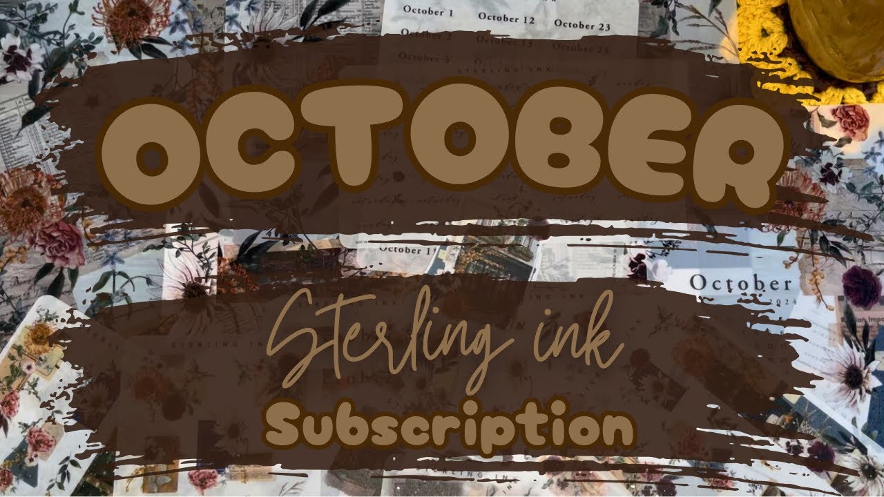 Sterling Ink Subscription Unboxing | October 2024 - YouTube