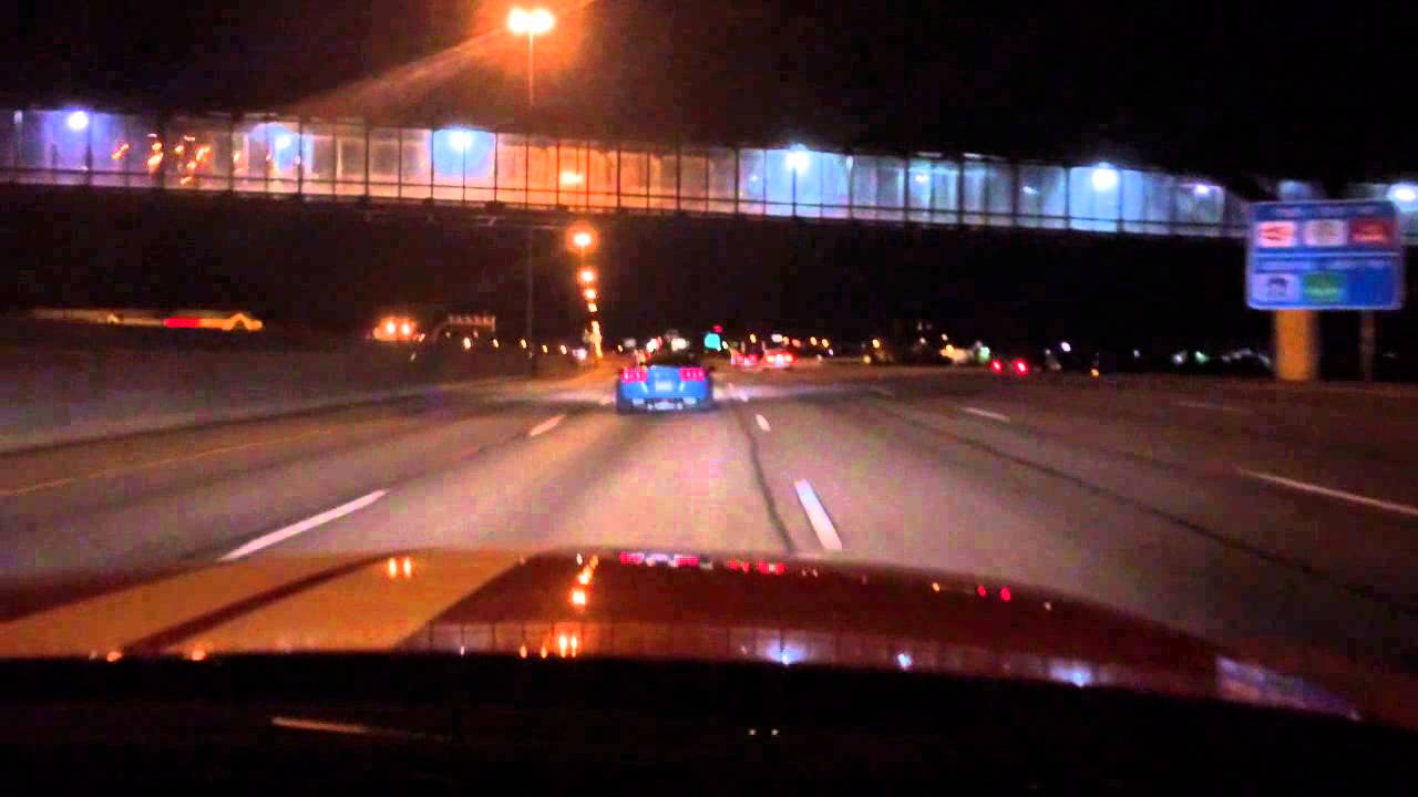 Corvette shooting flames - YouTube