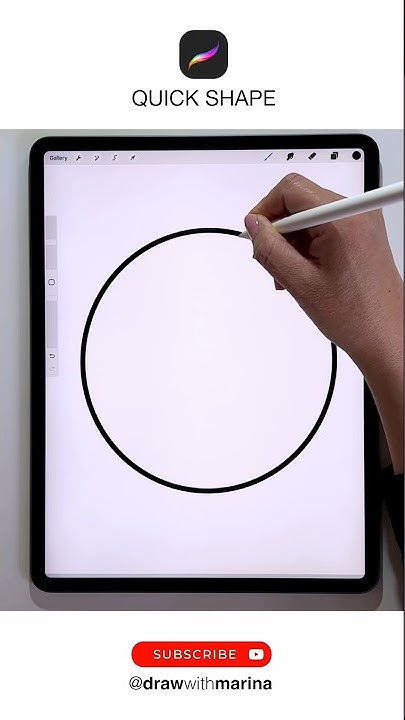 Procreate Tips and Tricks - Quick Shape - YouTube