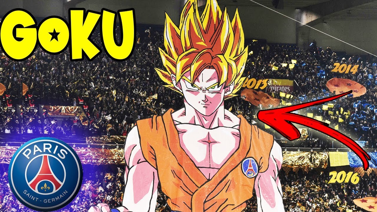 MOSAICO DO GOKU! OLHA OQ A TORCIDA DO PSG FEZ NO JOGO!!! - YouTube