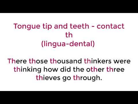Tongue Twister - consonant th - YouTube