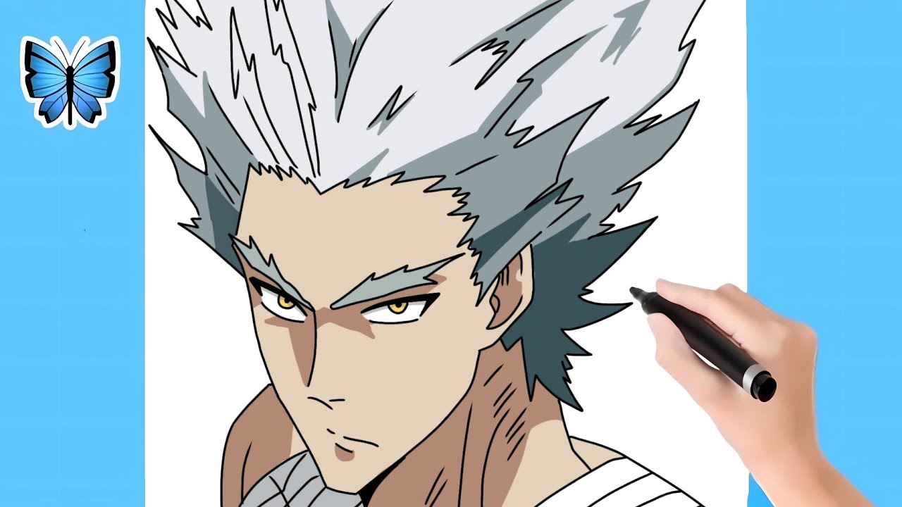 How to Draw Garou || One Punch Man || How to draw anime step by step ...