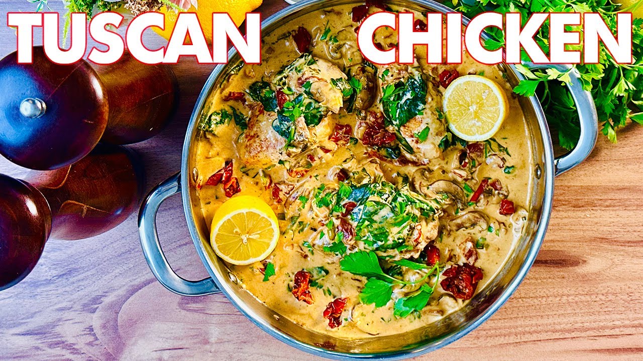 MOST Delicious TUSCAN CHICKEN Recipe You’ll EVER Eat | My Husband would ...