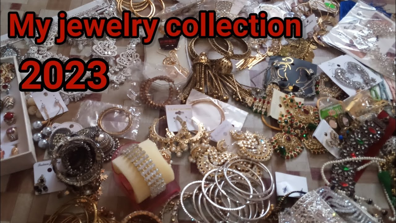 My 2023 jewelry collection| jewelry collection|# jewelry lovers - YouTube