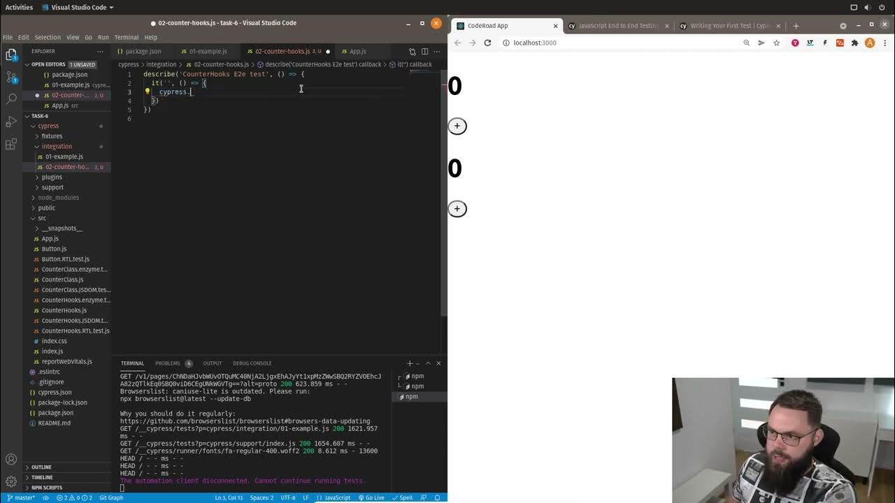 Coderoadpl Moduł 21 Podstawy Testowania Komponentów W React 08
