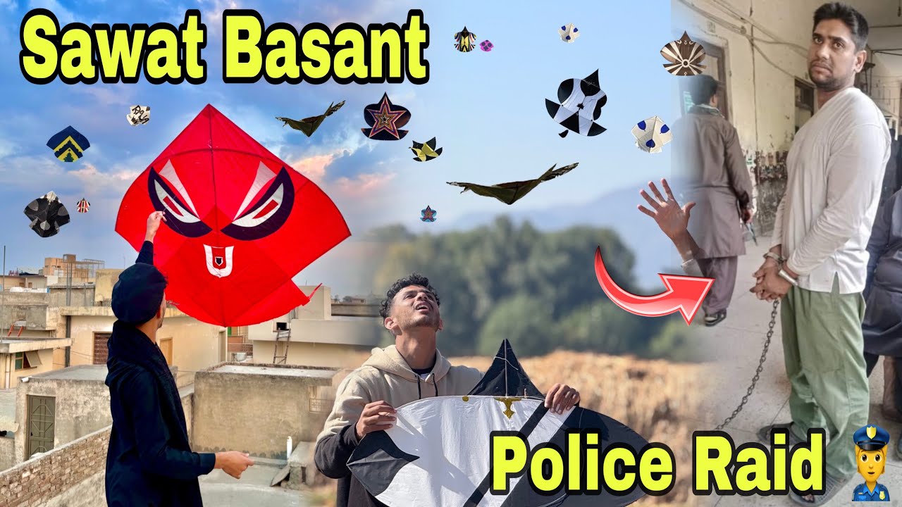 Sawat 2025 Basant police Raid 😱 // 50 Lack ki kites pakri gai 😱😭 - YouTube