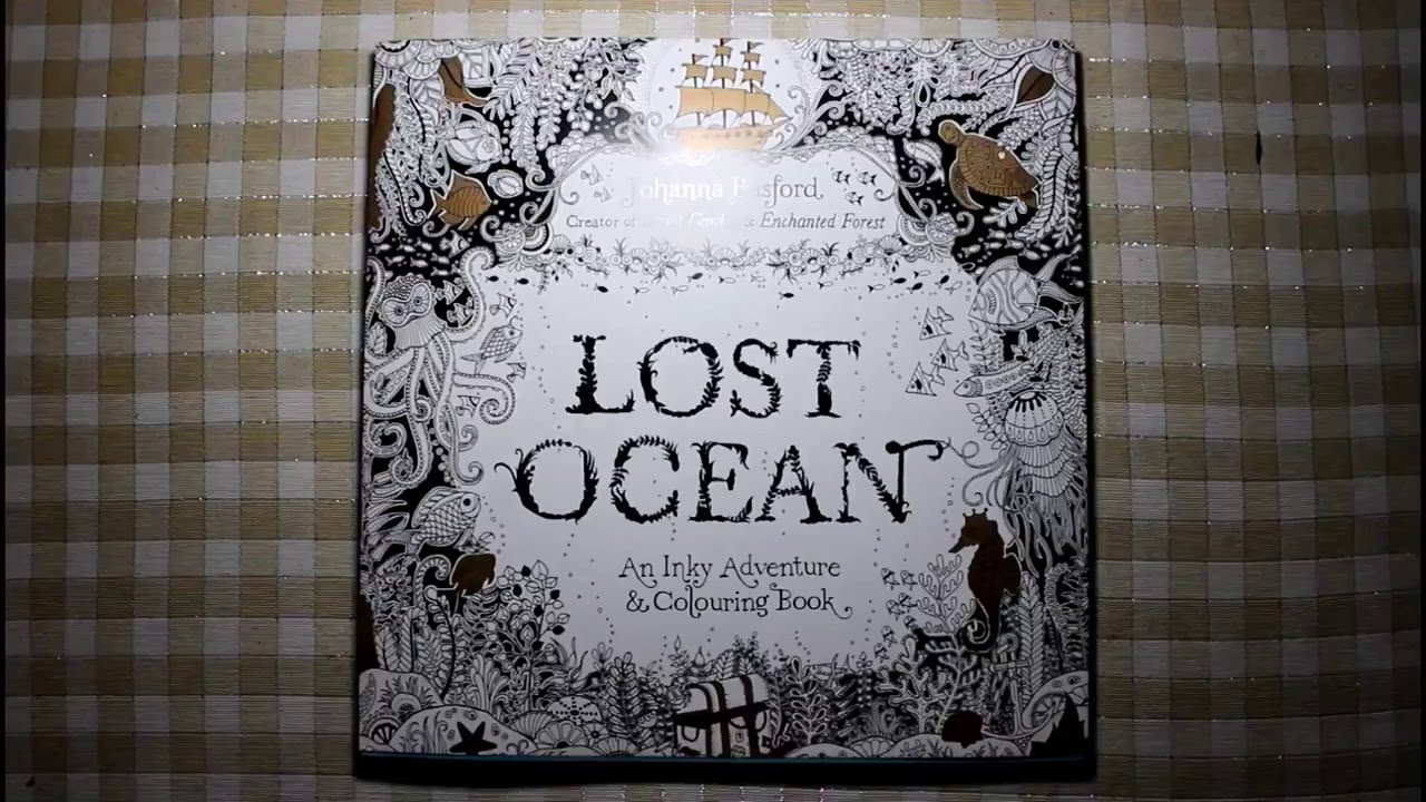 Lost Ocean Coloring Book Flip Through Review - YouTube