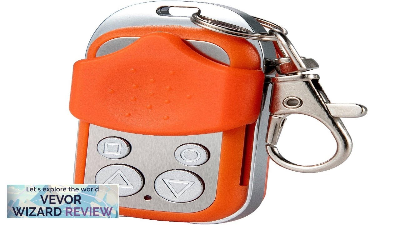 VEVOR Gate Opener Remote 131 ft Gate Remote Control 4 Button Automatic ...
