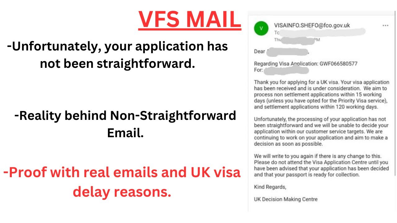 Non-Straightforward Mail II UK Visa Delay Reason 2024 II From UKVI II # ...