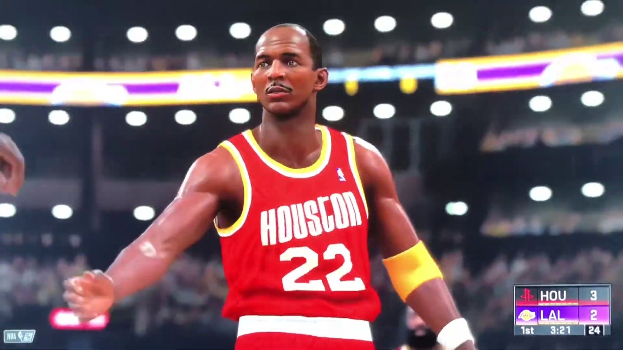 NBA 2K20 Gameplay : Houston All Time Rockets VS Los Angeles All Time ...