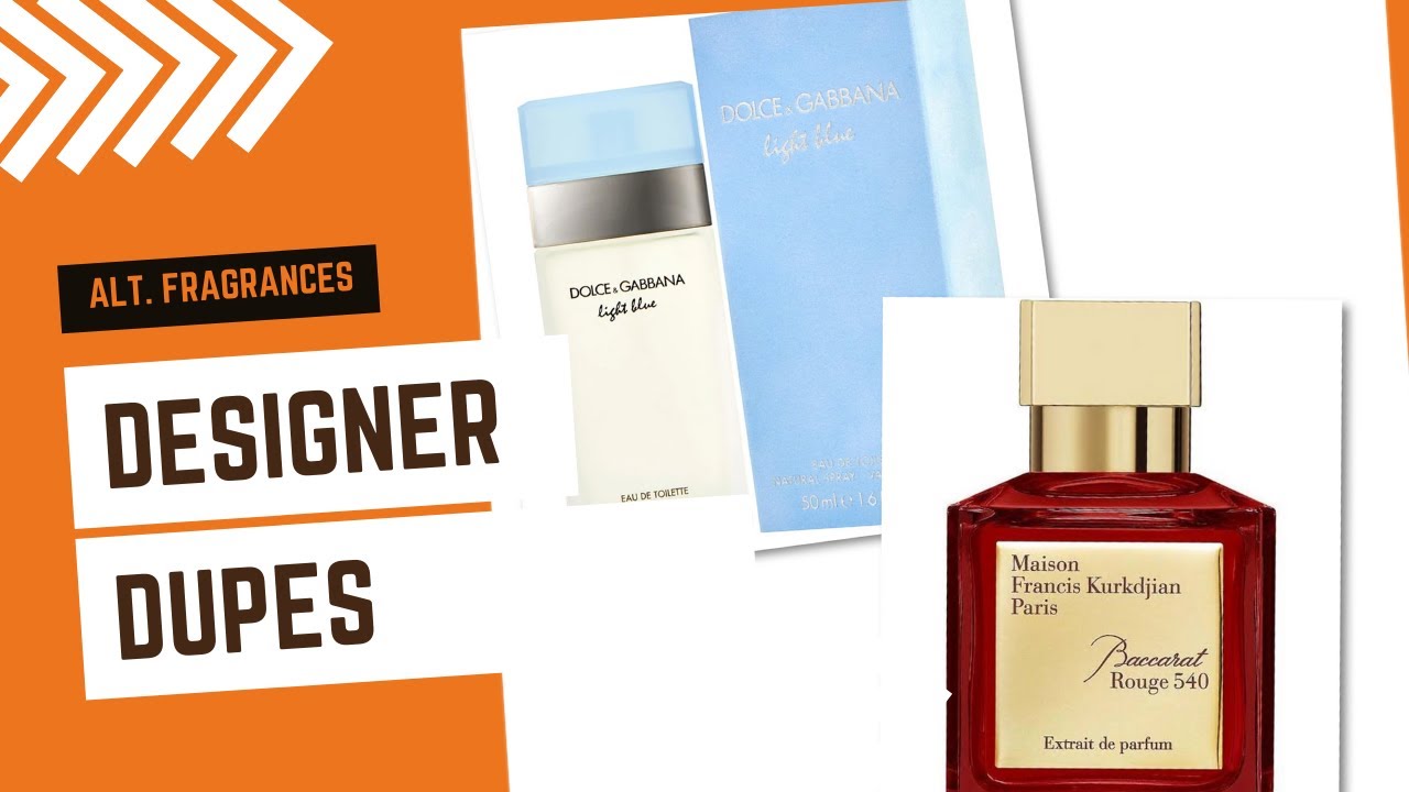 Designer Dupes from Alt. Fragrances - YouTube