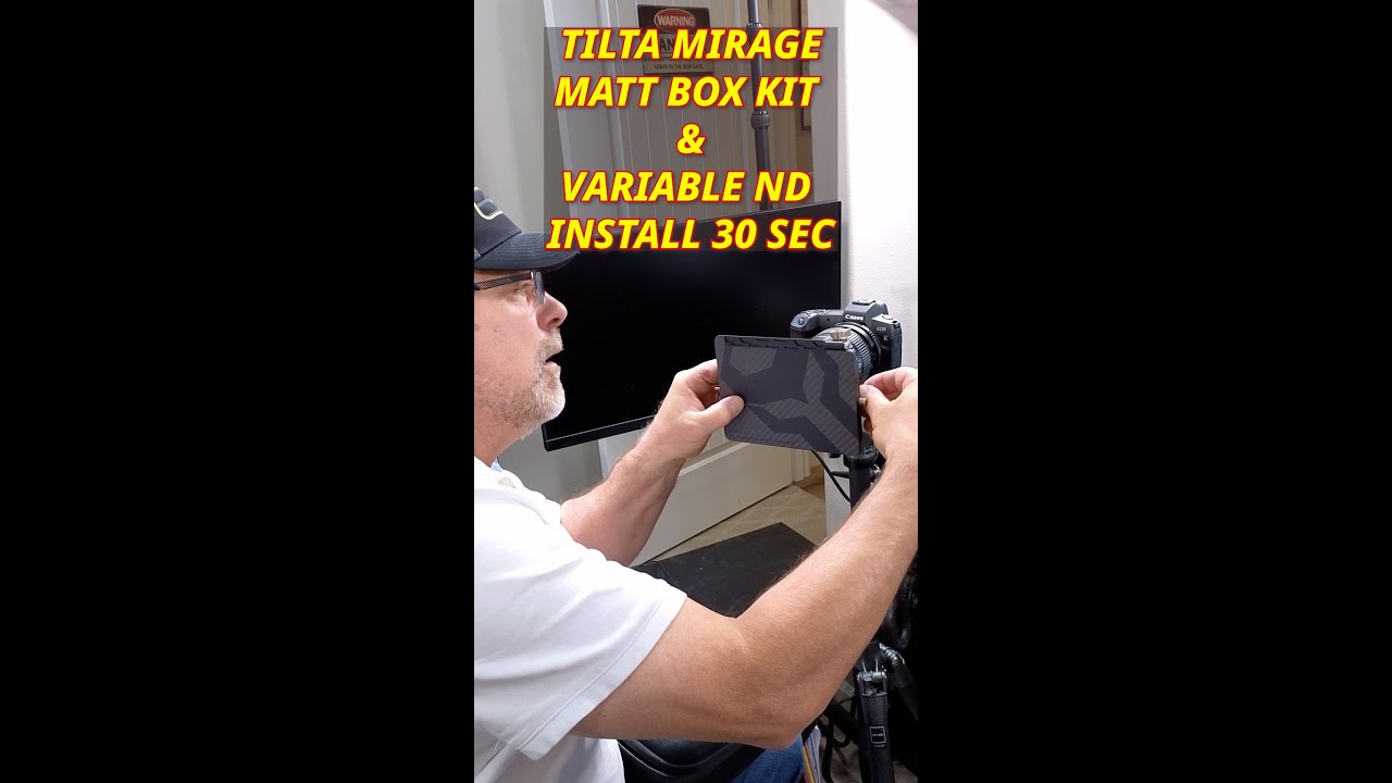 Tilta Mirage Matt Box install in 30seconds & VND Filter #shorts - YouTube