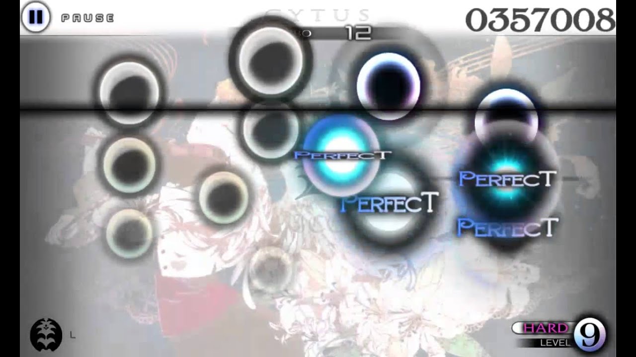 [Cytus] Cytus Gameplay - L(Hard) に挑戦！ - YouTube