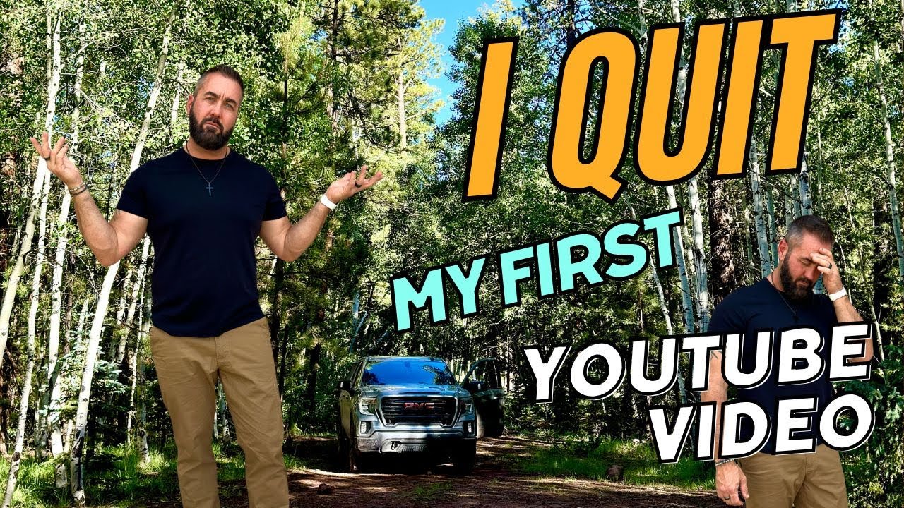 I QUIT!! My First YouTube Video - YouTube