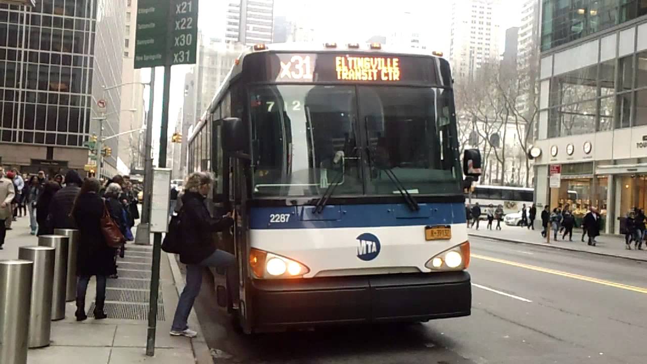 NYCT Bus: MCI D4500CT 2287 X31 Express Bus@West 42nd Street/6th Avenue ...