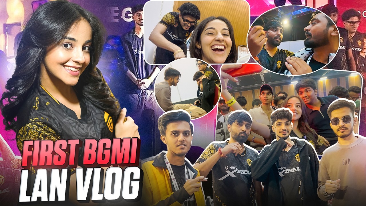 FIRST TIME EXPERIENCING BGMI LAN EVENT ( Crazy Experience ) - YouTube
