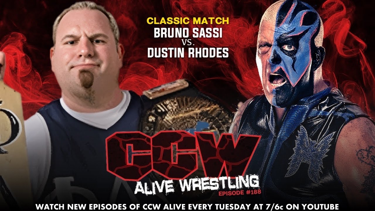 CCW Alive Wrestling: Episode 1.188 " Classic Vault 188" feat. Dustin Rhodes, Bruno Sassi, Billy ...