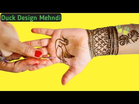 Duck design mehndi || Mehndi With Preeti - YouTube