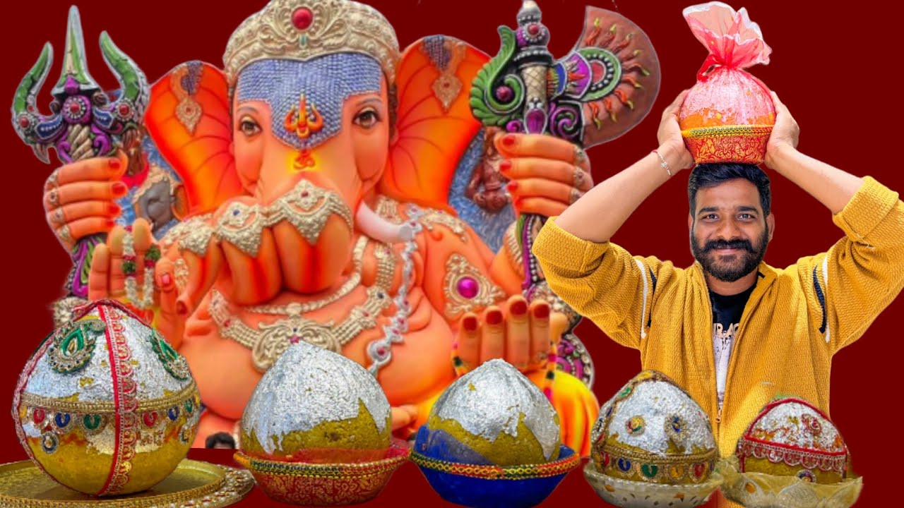Ganesh Festival Laddu Best Price Hyderabad KPHB Kukadpally | Ganesh Laddu Making 2024 ...