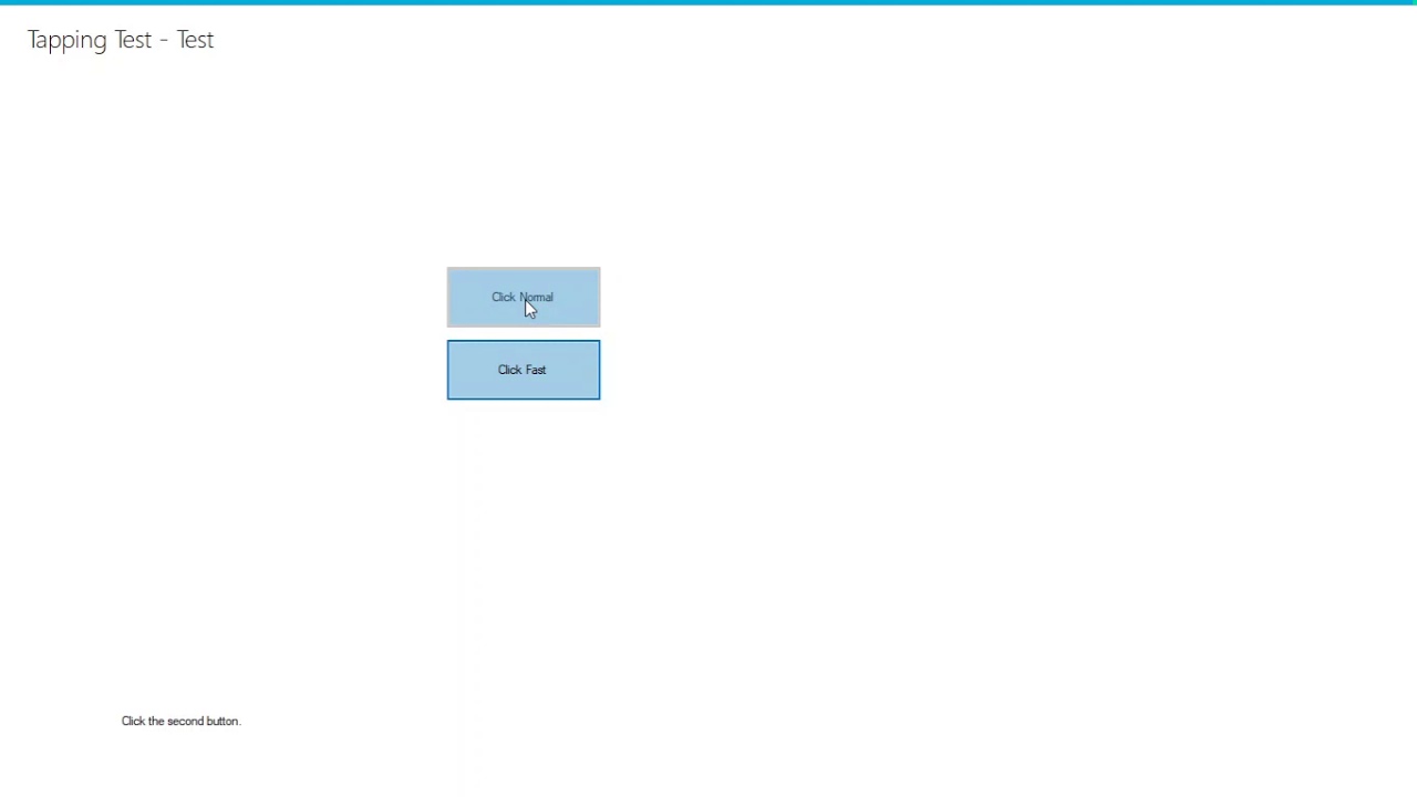 Finger Tapping Test - FTT create classic exercise - YouTube
