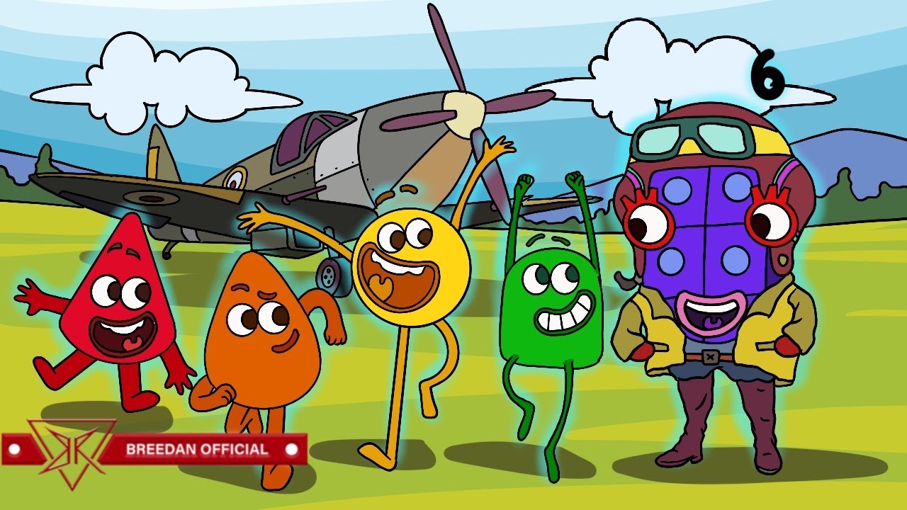 Numberblocks and Colourblocks NB 6 Fighter Pilots Prepare For War ...