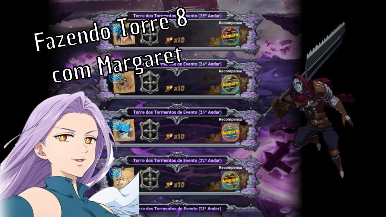 A NOVA TORRE DO SLADER PASSANDO ELA COM MARGARET - The Seven Deadly ...