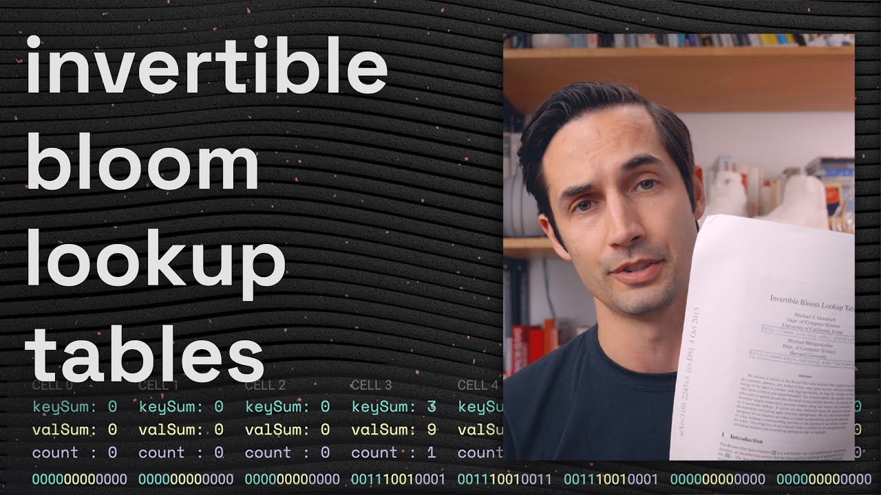 Invertible Bloom Filters - Part 2 of 3 - YouTube